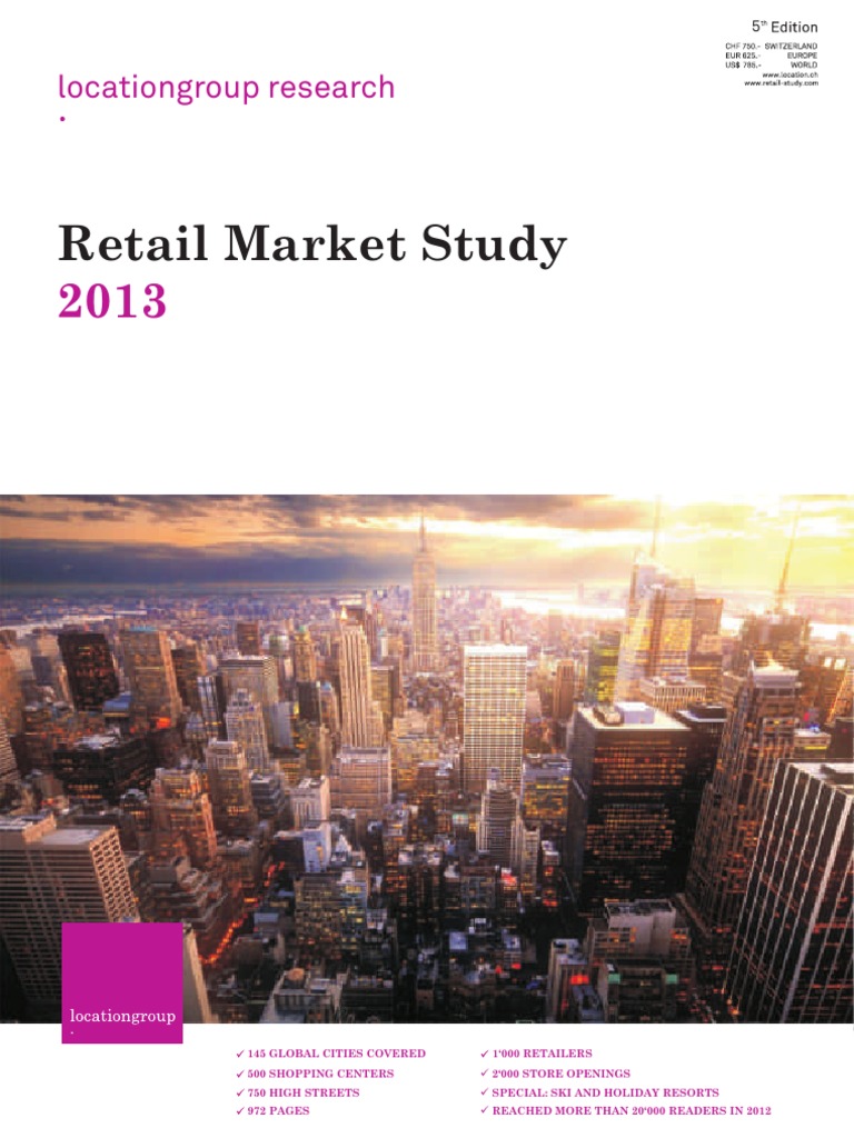 Retail Market Study 2013 | PDF | Zürich | Retail