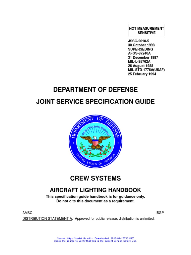 Department of Defense Joint Service Specification Guide: Aircraft ...