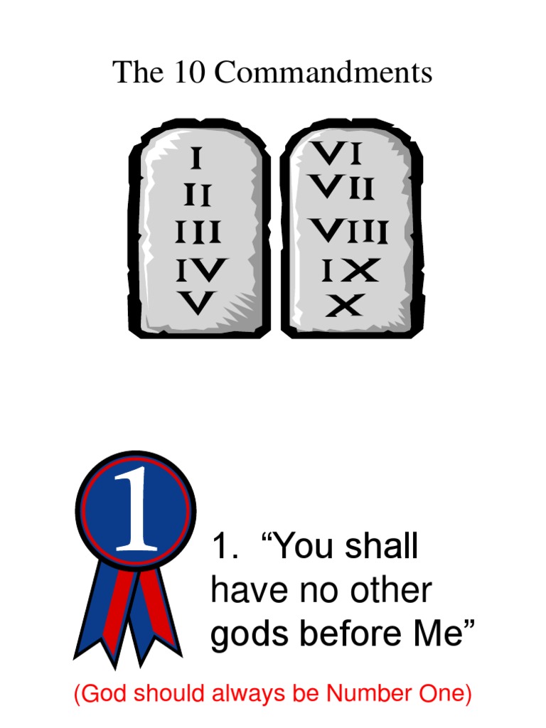 10 Commandments For Kids | PDF | Ten Commandments | Last Judgment