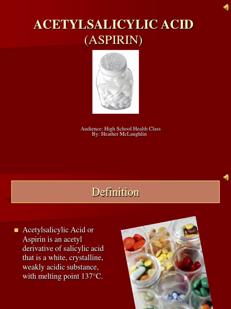 Acetylsalicylic Acid | PDF | Aspirin | Nonsteroidal Anti Inflammatory Drug