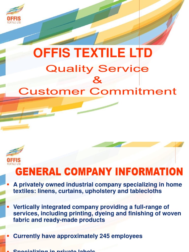 Offis Textile - Company Profile | Textiles | Clothing Industry