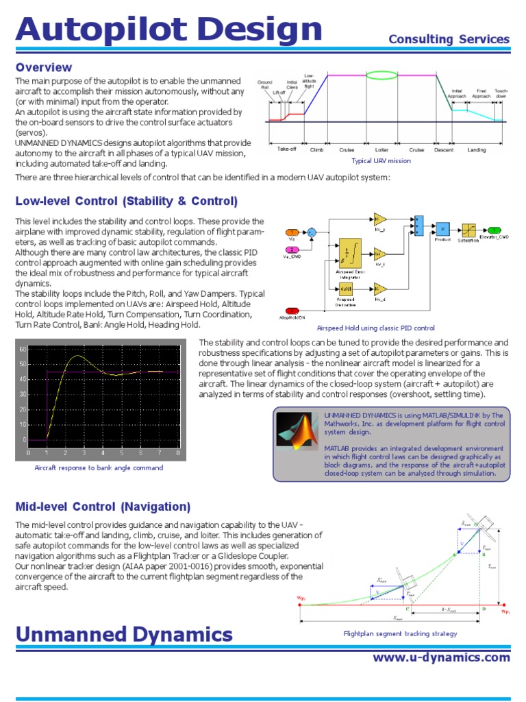 Unmanned Dynamics: Consulting Services | PDF | Unmanned Aerial Vehicle ...