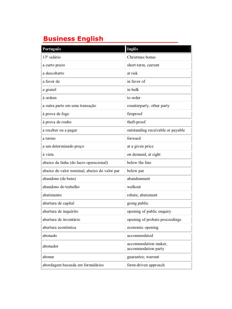 Business English PDF | PDF