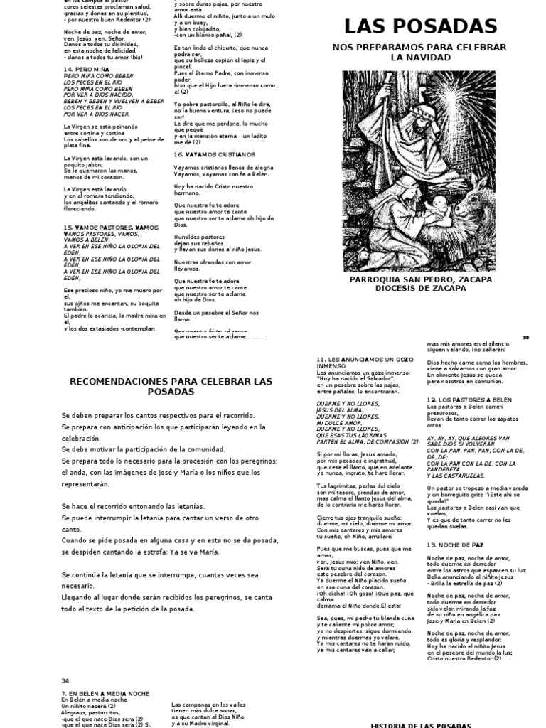 Las Posadas Encuadernado | PDF | María, madre de Jesús | Oración