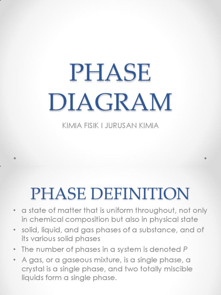 Phase Diagram | PDF | Phase Rule | Phase (Matter)
