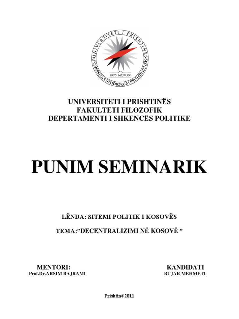 Punimi seminarik