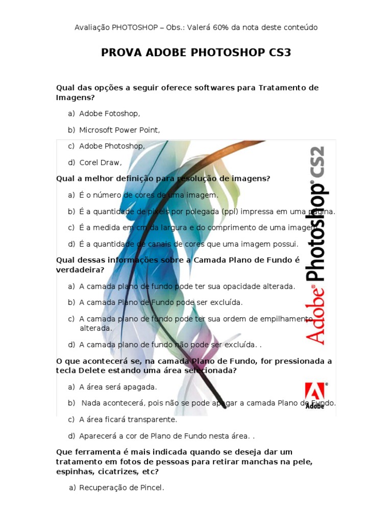 Prova Adobe Photoshop Cs3