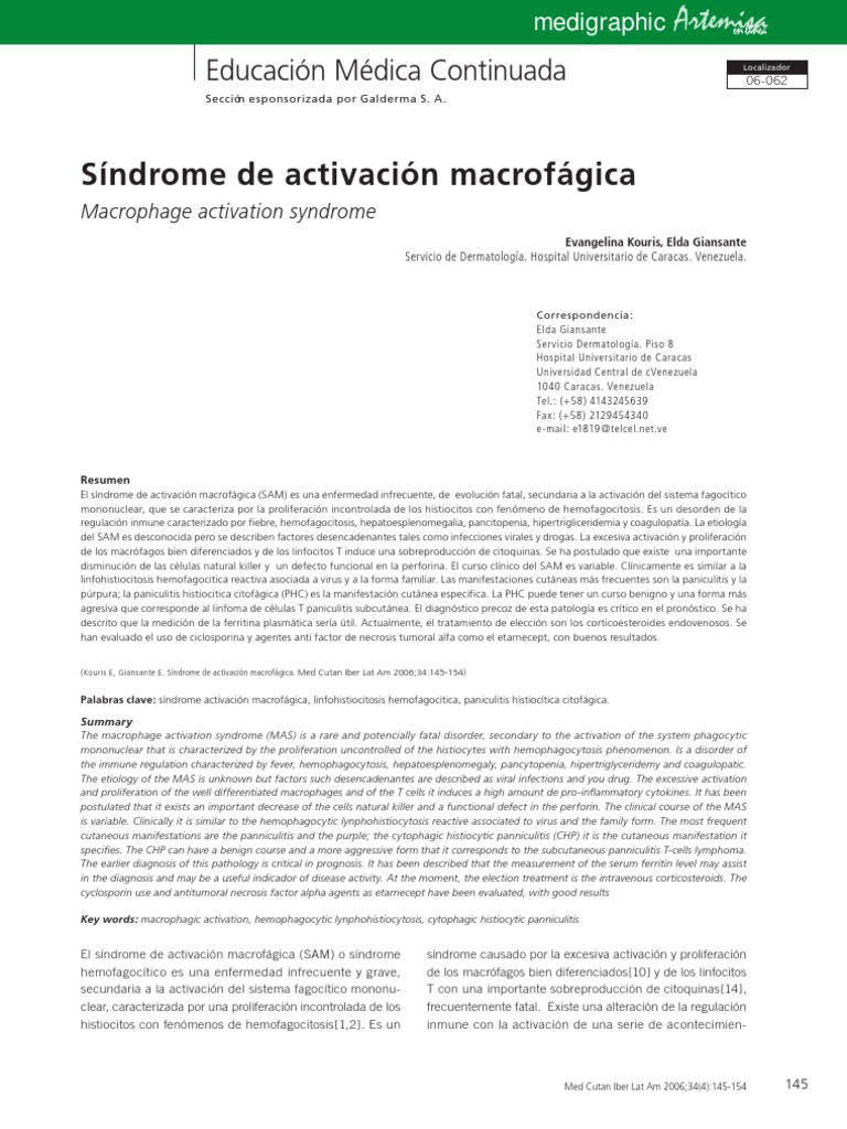 Histologia Activacion de Macrofagos PDF | PDF | T Helper Cell | Citocina