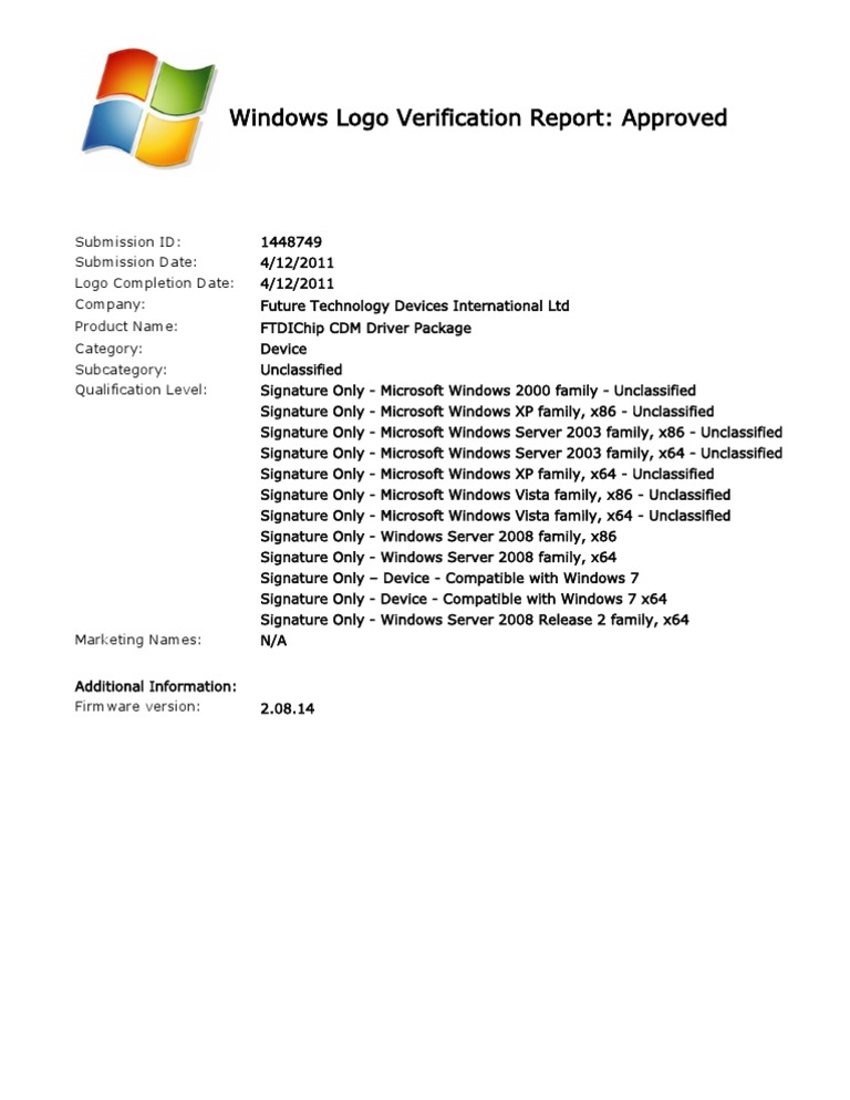 Logo Verification Report | PDF