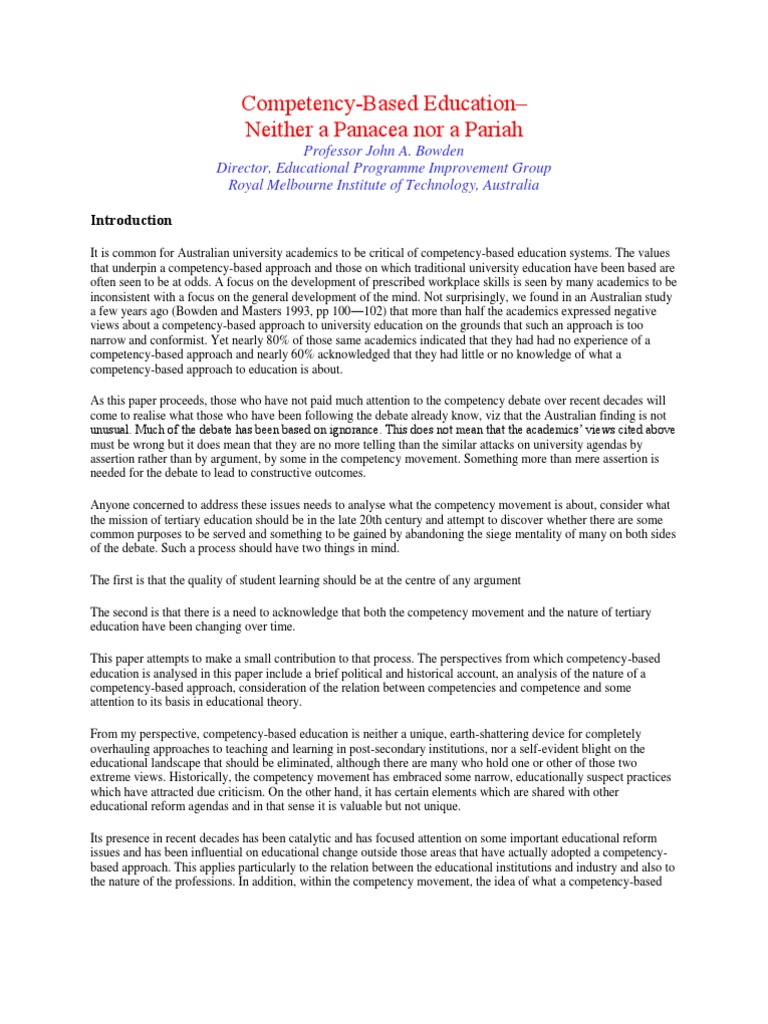 Competency Based | PDF | Force | Competence (Human Resources)