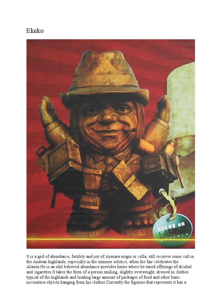 Ekeko | Bolivia | Religion And Belief