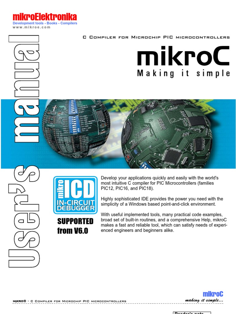 Mikroc Manual Pdf Pic Microcontroller C Programming Language