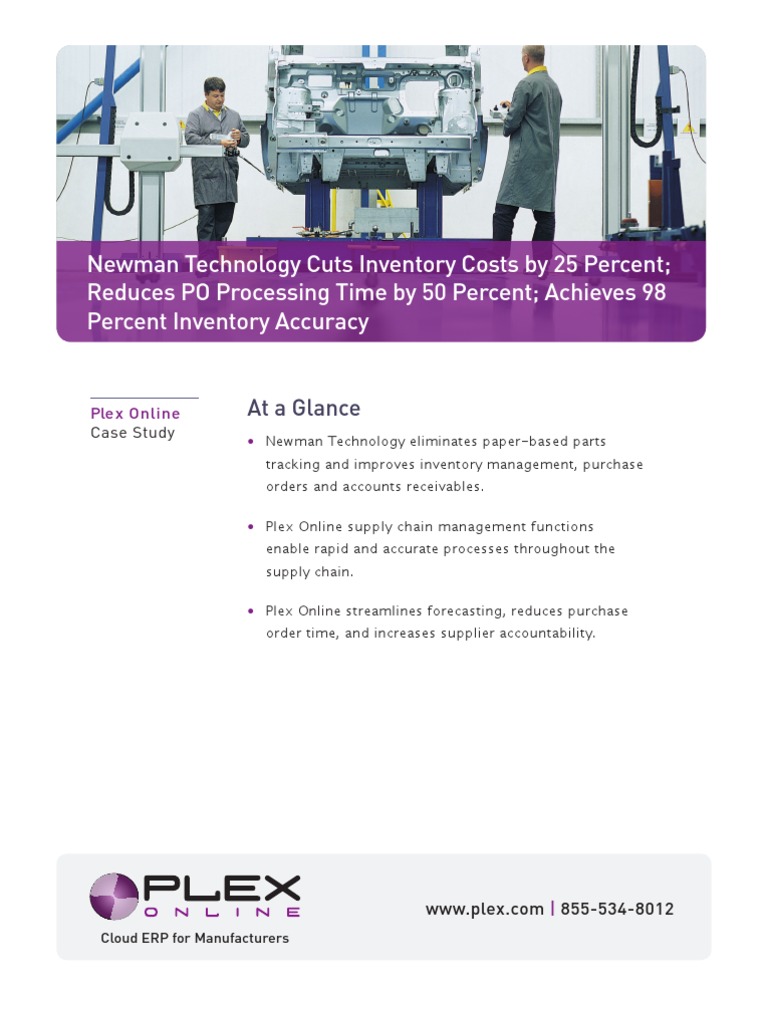 Newman Technology's ERP Transformation | PDF | Supply Chain | Supply ...