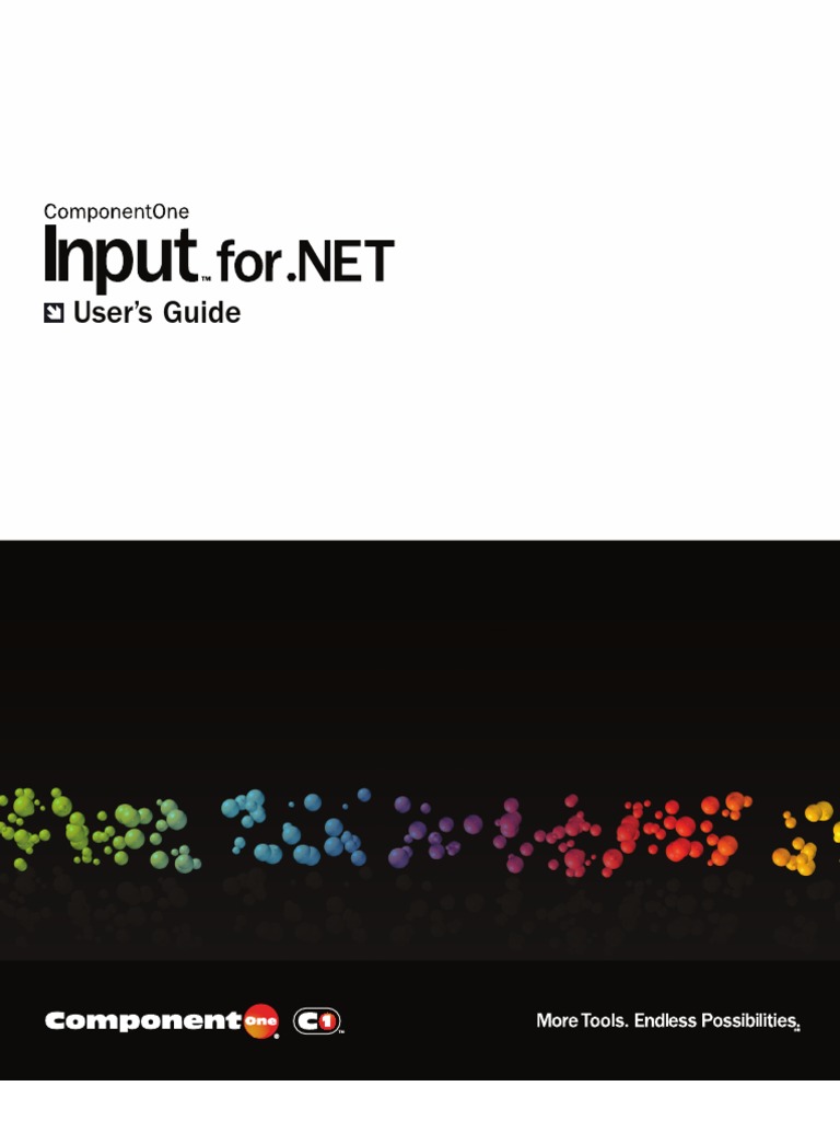 Component 1 Input Manual | PDF | Microsoft Visual Studio | Source Code