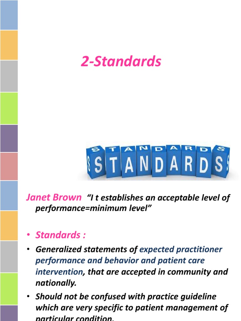 Standards of Care and Practice Explained | PDF