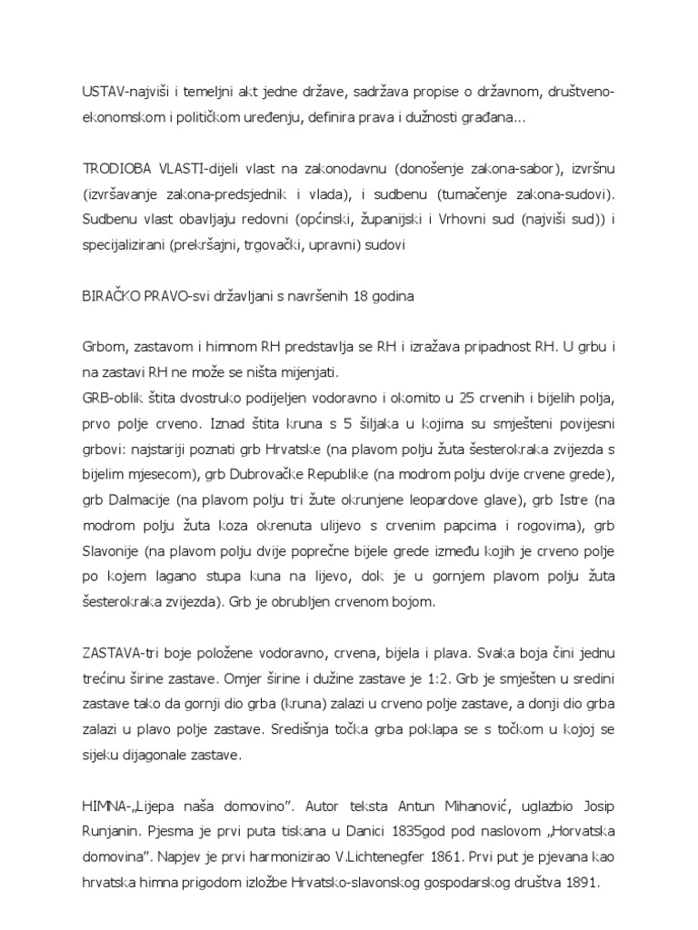 Stručni Ispit - USMENI Skripta | PDF