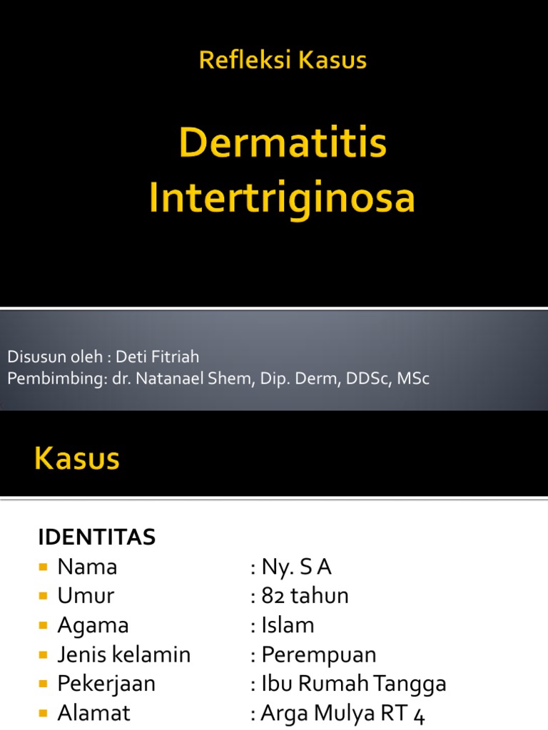 Dermatitis Intertriginosa | PDF