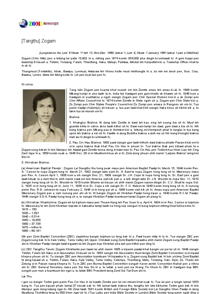 Zogam: History and Cultural Insights | PDF