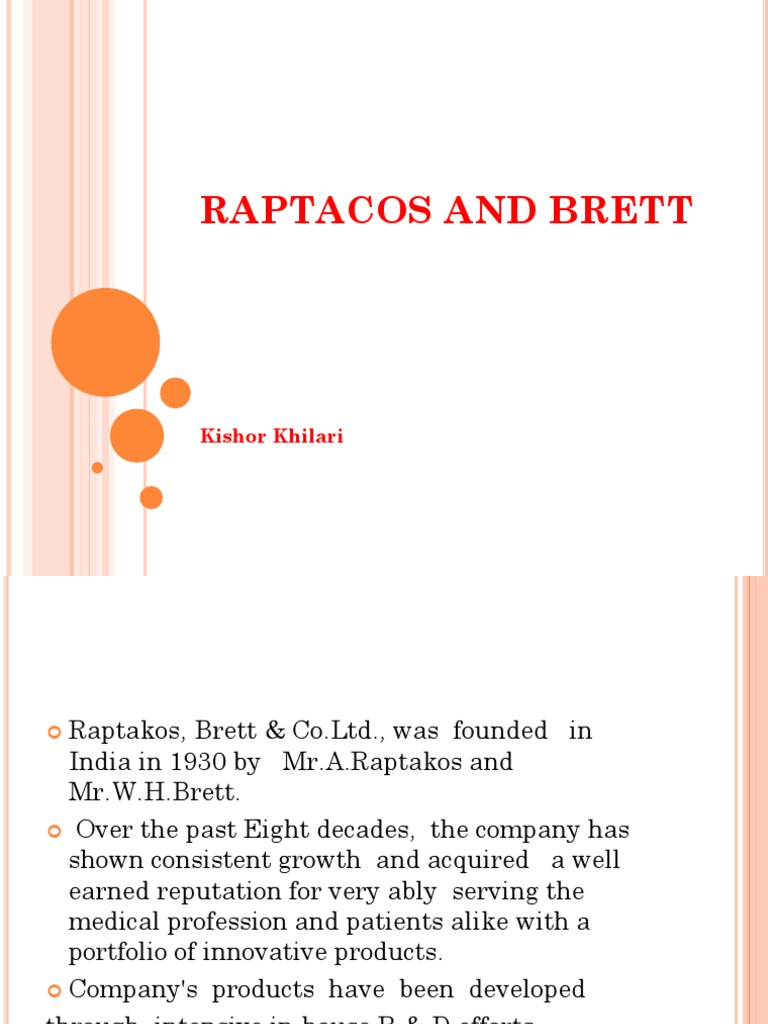 Raptacos and Brett | PDF | Pharmaceutical Drug | Medicine