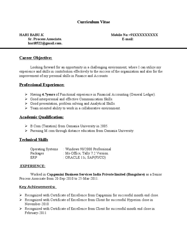Finance & Accounts Specialist CV | PDF | Balance Sheet | Business