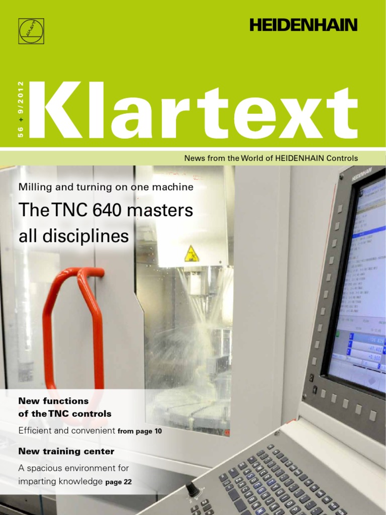 Heidenhain TNC 640 | Numerical Control | Machining