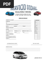 Formato Hoja Viajera | PDF