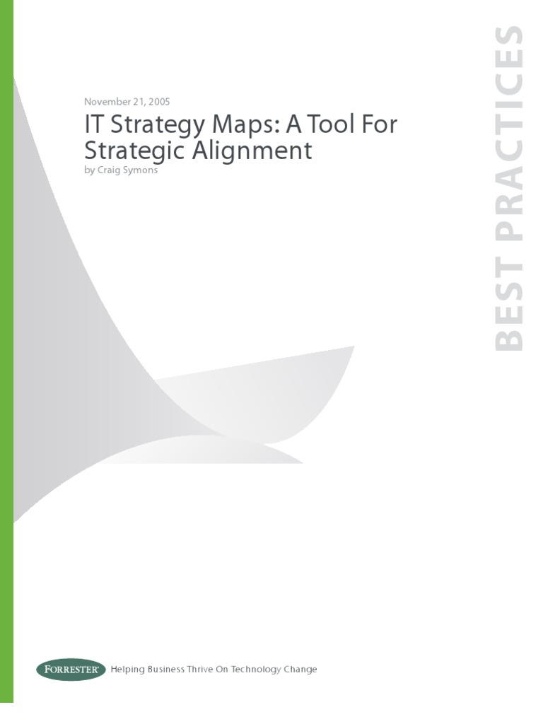 IT Strategy Maps - A Tool | PDF | Business