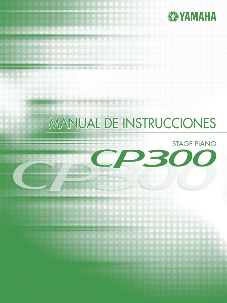 CP3000 - Manual de Instrucciones PDF | PDF | Sound | Electronics