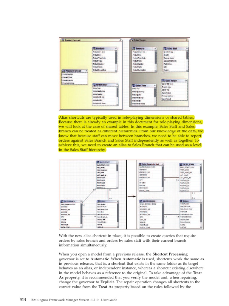 Using Alias Shortcuts in Cognos Models | PDF | Relational Model | Metadata
