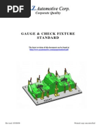 Checking Fixture/Gauge Standard | PDF | Engineering Tolerance | Screw