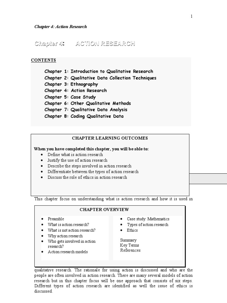 Action Research | PDF | Action Research | Qualitative Research