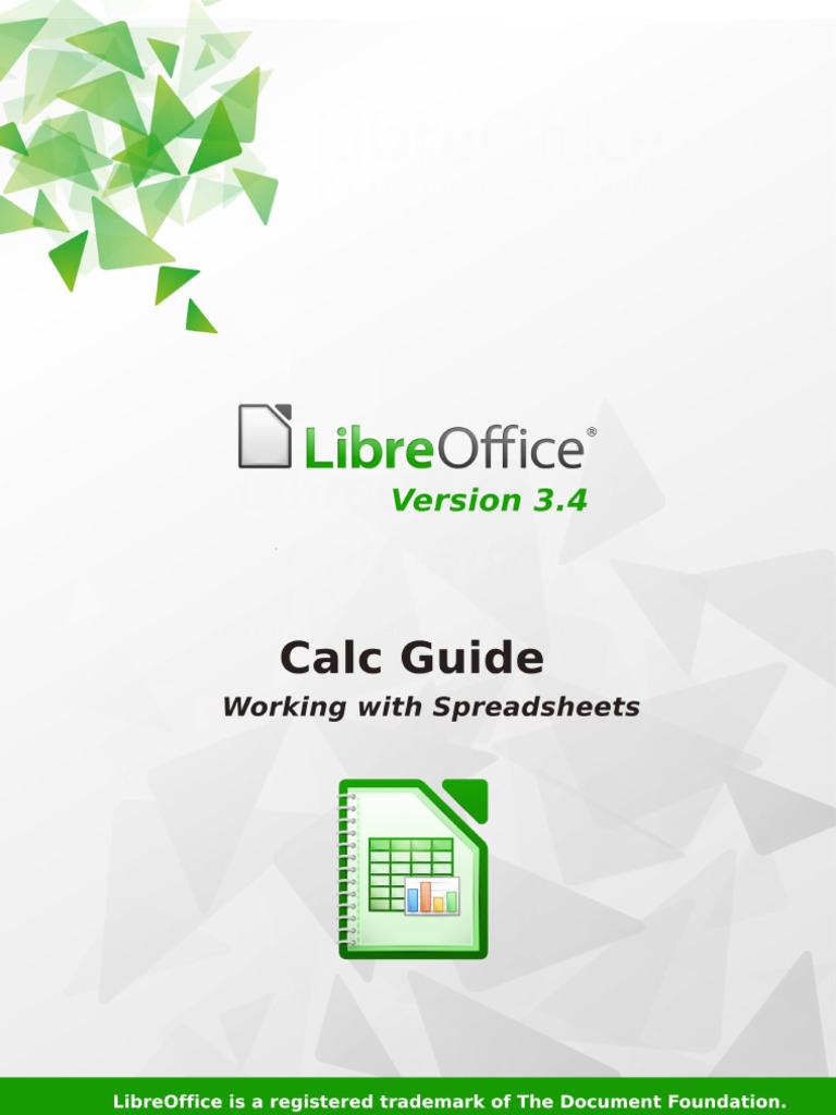 Libre Office Calc Guide | PDF | Spreadsheet | Microsoft Excel