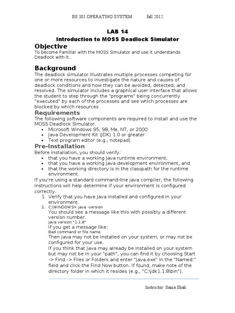 BS 301 0S Lab14 | PDF | Command Line Interface | Java (Programming Language)