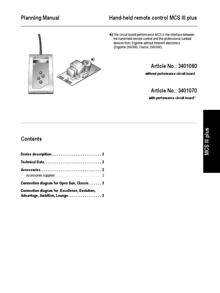 Timer Ergoline Mcs - III - Plus | PDF | Electrical Connector | Computer ...