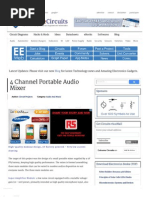 Sound System Block Diagrams | PDF | Loudspeaker | Equalization (Audio)