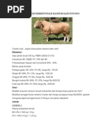Bumi Ternak - Tabel Nilai Nutrisi Bahan Pakan | PDF
