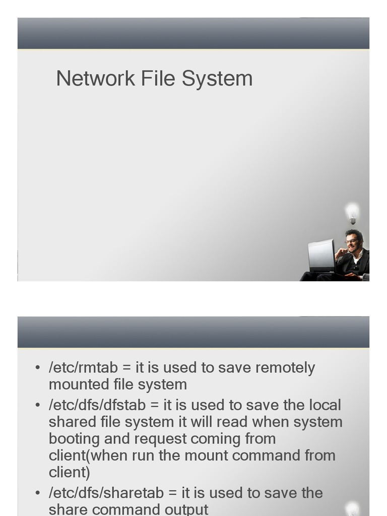 NFS Presentation | PDF | Server (Computing) | Data