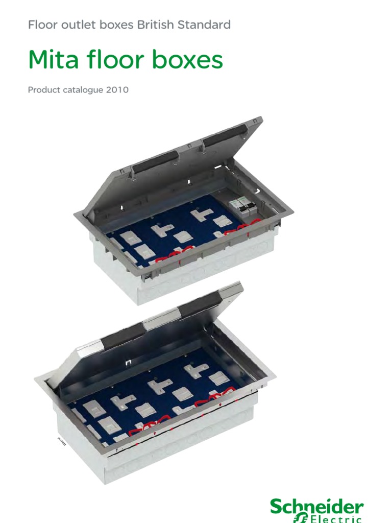 SCHNEIDER-Mita Floor Box Catalogue 2010 SE6861 PDF | PDF | Ac Power ...