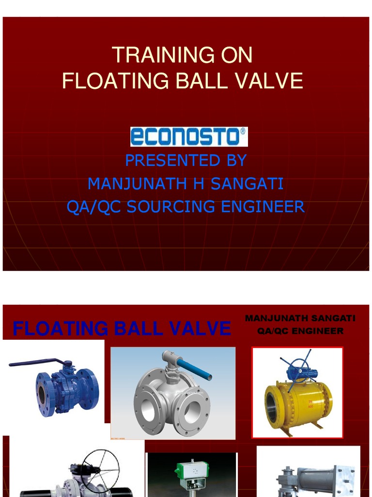 Ball Valve - Training Material (Compatibility Mode) | PDF | Valve ...