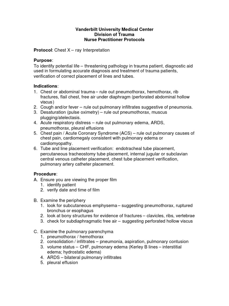 Chest X Ray Interpretation | Thorax | Lung