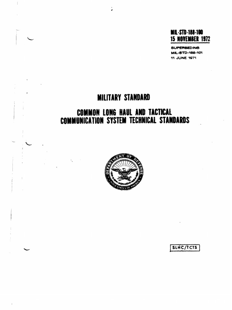 Mil Std 188 100 Pdf Computer Network Modulation