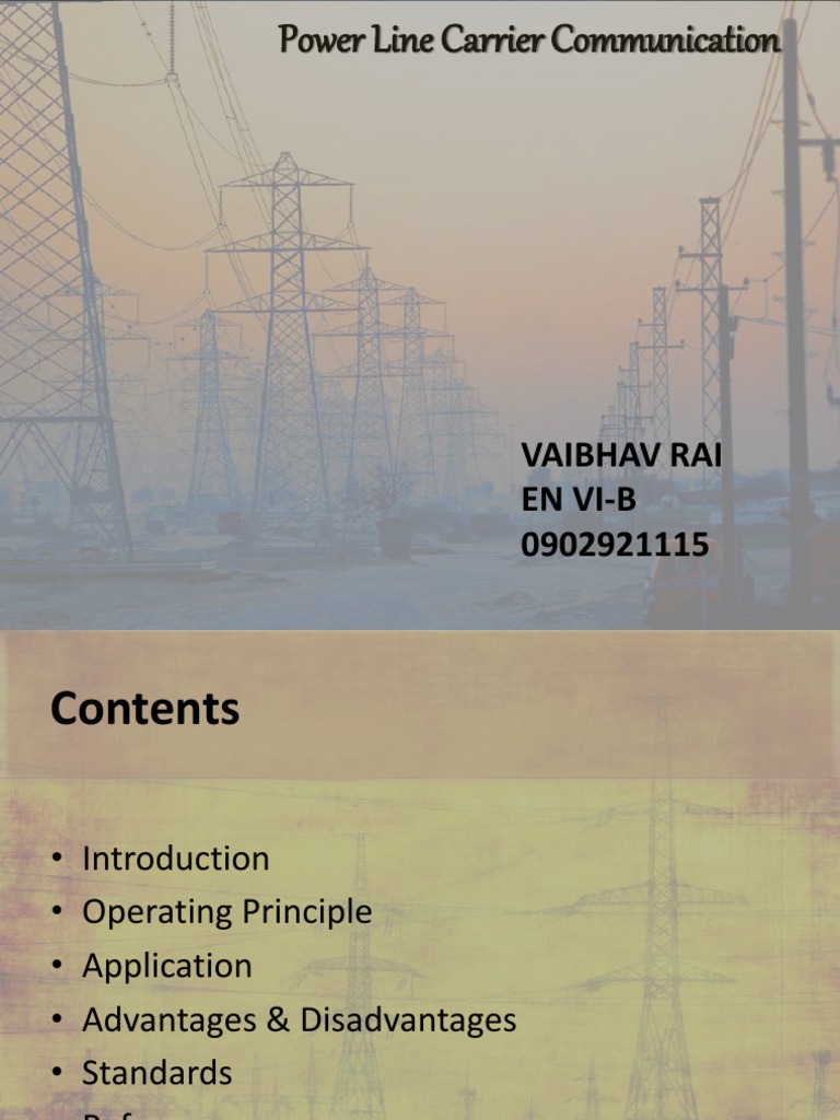PLCC Communication Over Power Lines | PDF | Telecommunication ...