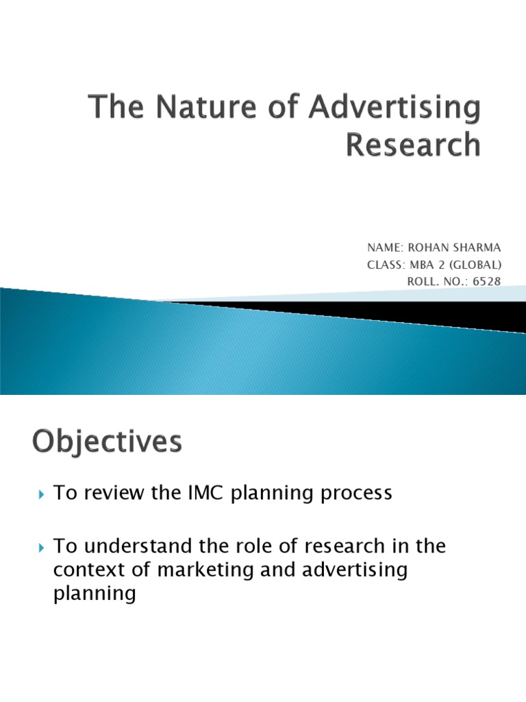 Nature of Advertising Research | PDF | Target Audience | Brand