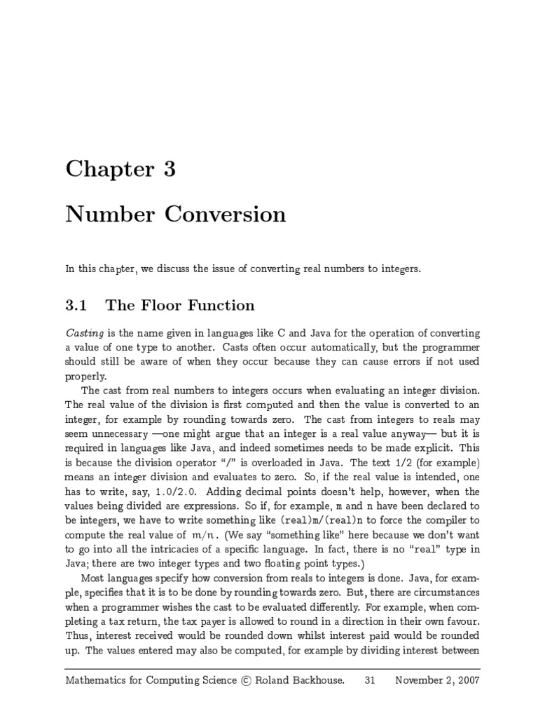 Floor and Ceiling | PDF | Ring Theory | Elementary Mathematics