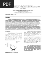 Sample Lab Report - DNA Extraction From Cheek Cells | PDF | Lysis | Dna
