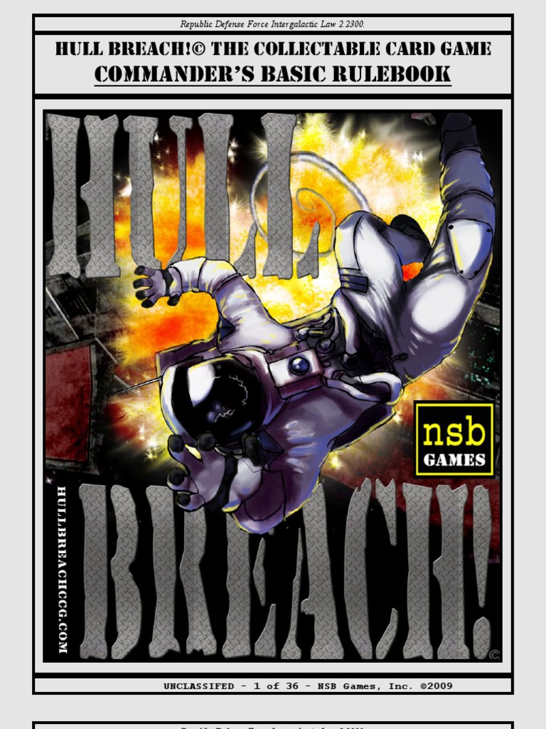 Hull Breach Basic Rulebook 24 NOV 11 | Cruiser | Battleship
