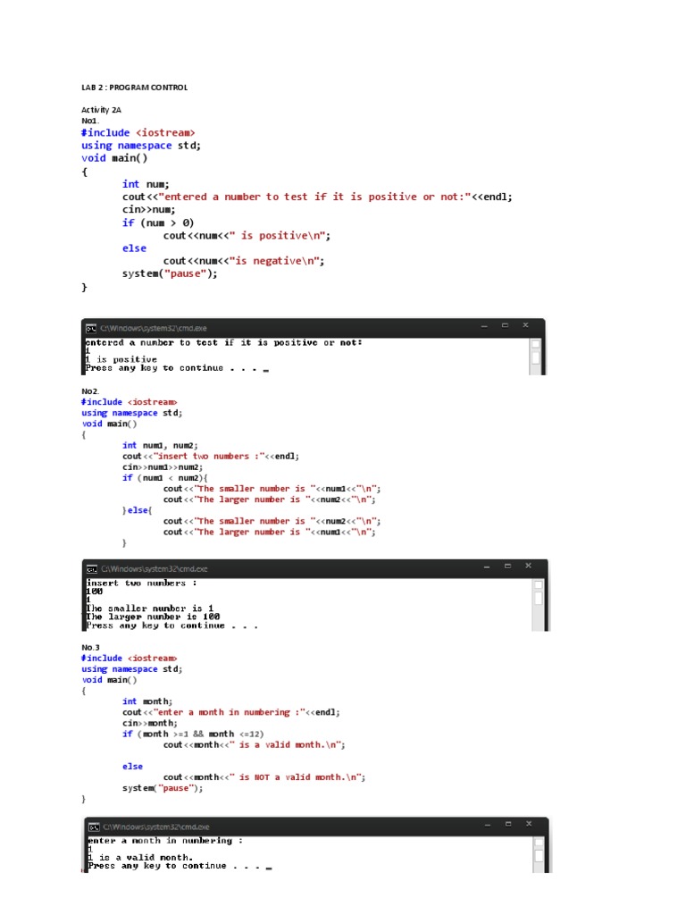 STD Main (Num Cout Num (Num 0) Cout Num Cout Num System ) | PDF ...