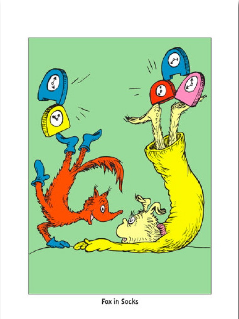 DR Seuss Fox in Socks | PDF