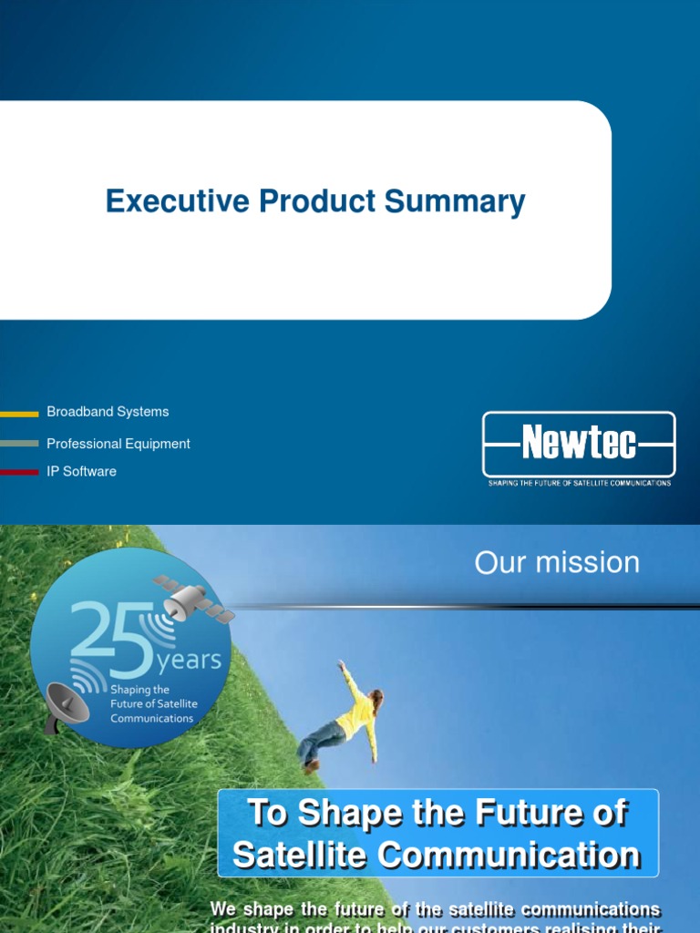 Newtec Overview PDF | PDF | Internet Access | Modulation