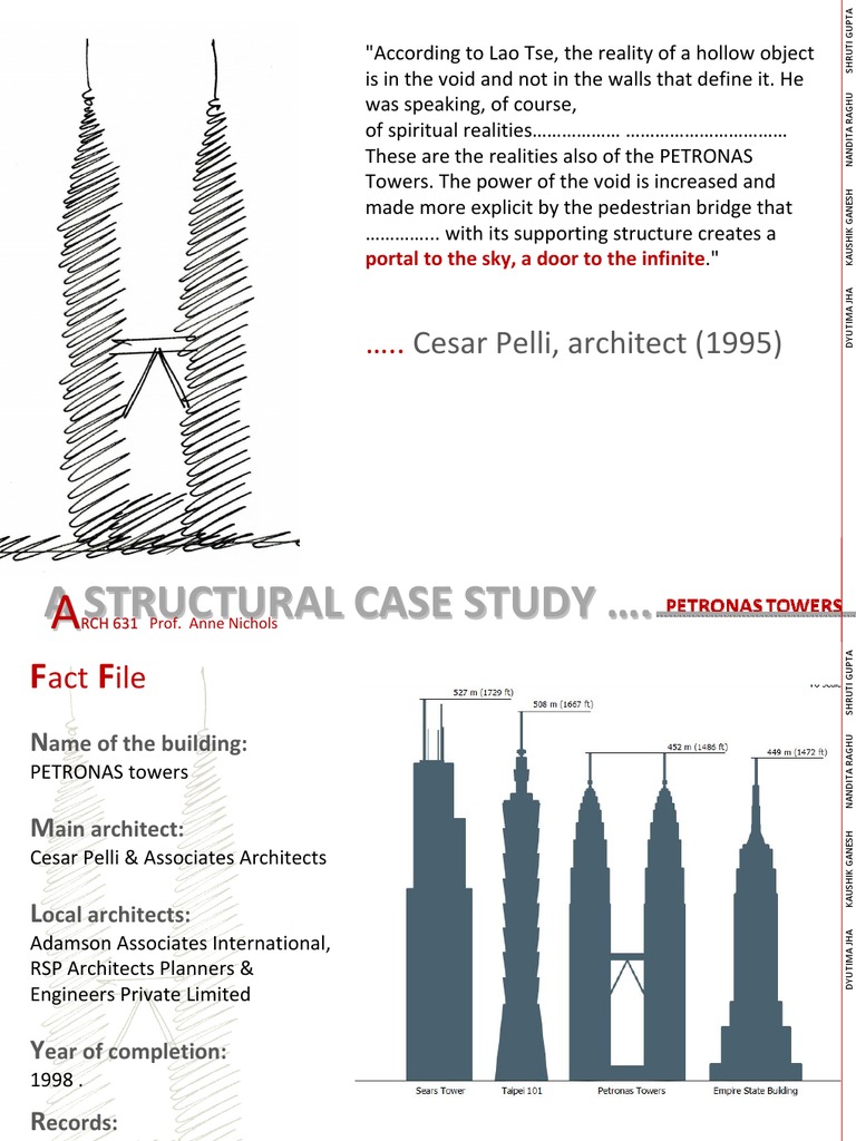 Petronas Towers | Beam (Structure) | Deep Foundation